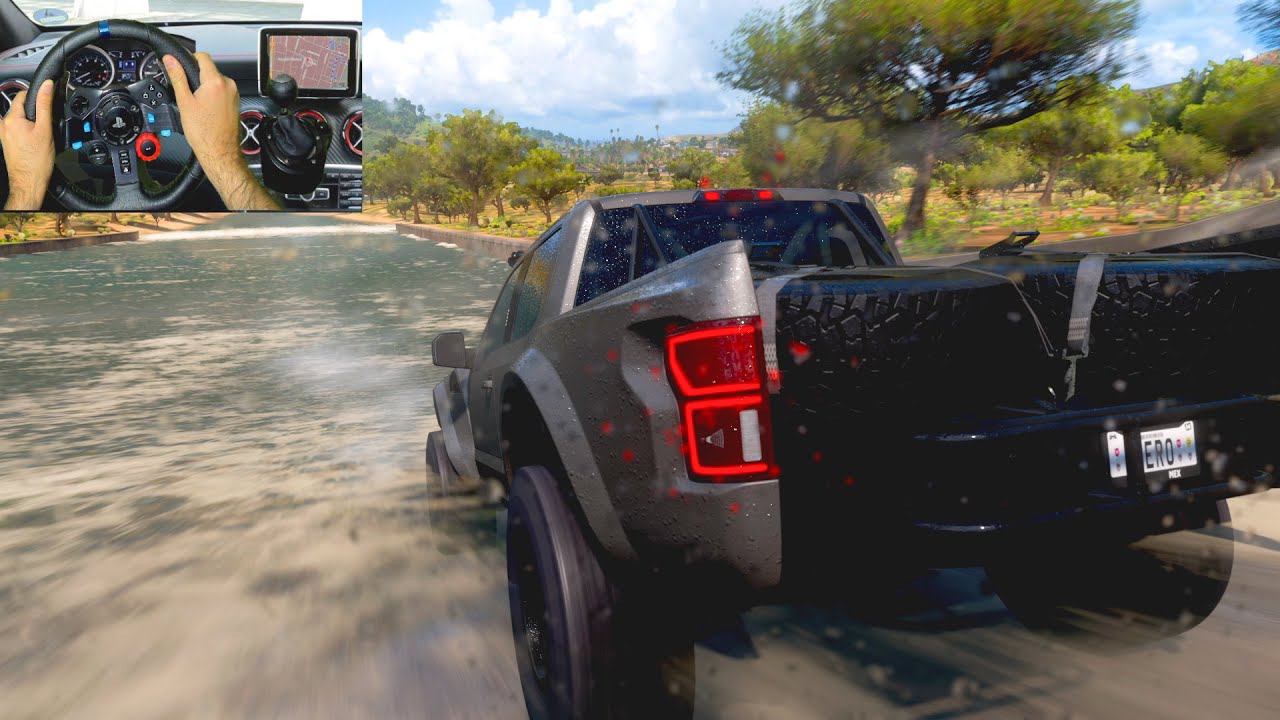 Forza Horizon 5 || deberti f 150 prerunner Logitech g29 - YouTube