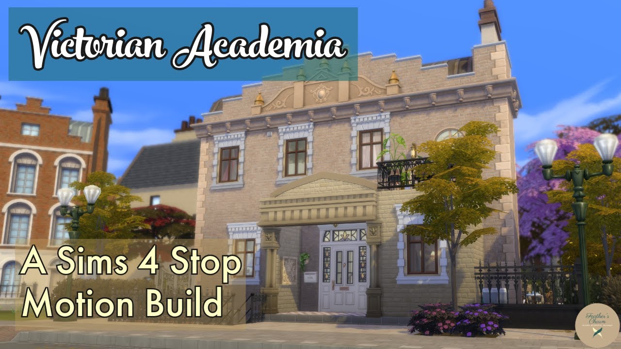 Victorian Academia | A Sims 4 Stop Motion Build | No CC - YouTube