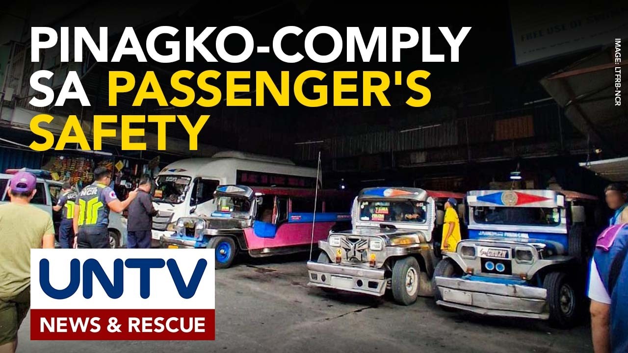 29 PUV terminals, pinagko-comply sa passenger's safety ng LTFRB - YouTube