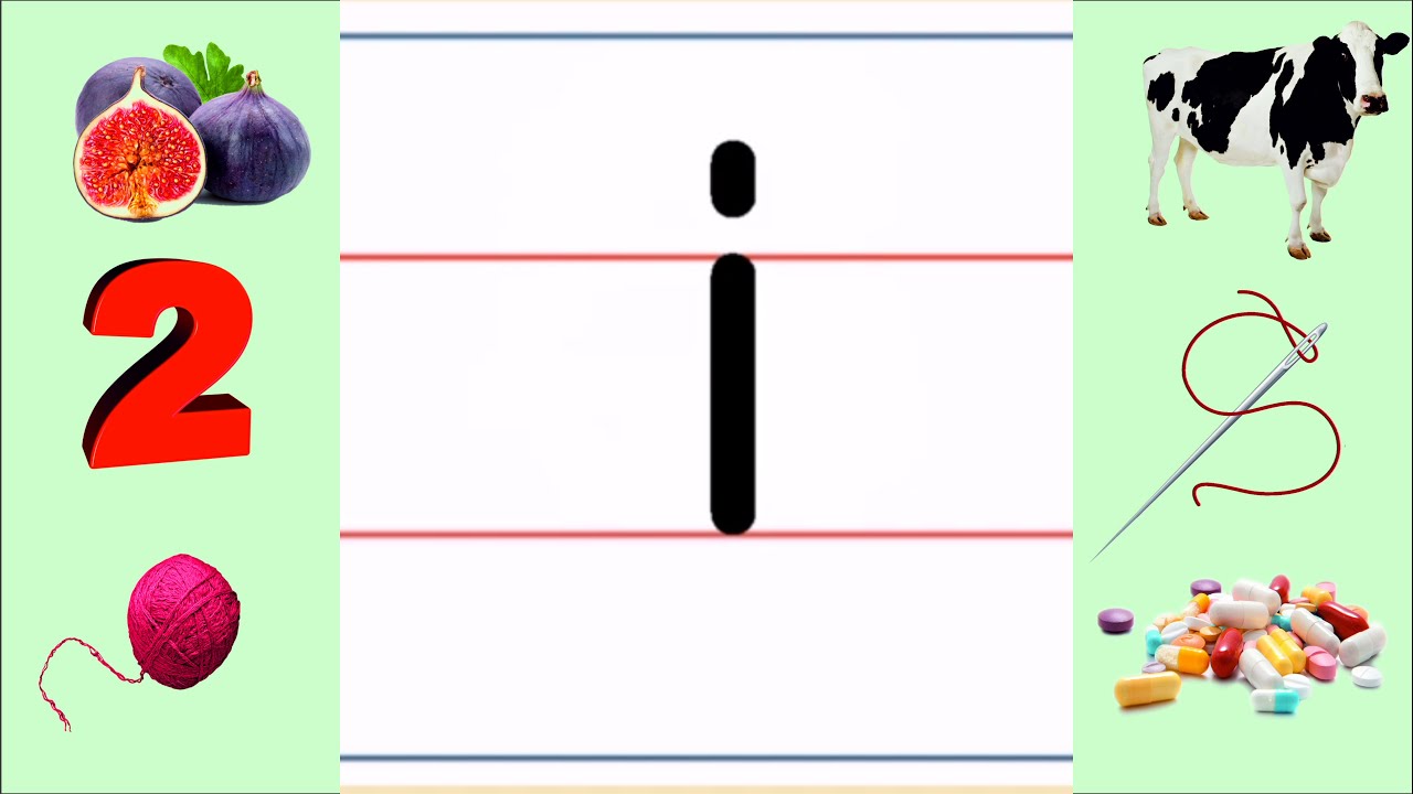 Tekrarlı Küçük İ Harfi Yazımı, Yazılışı, Okunuşu - YouTube