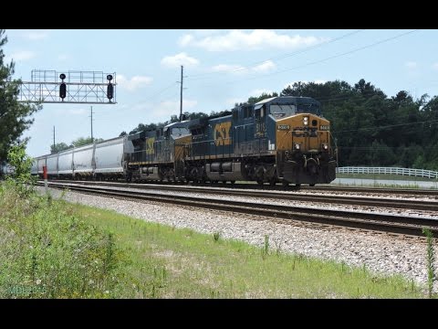 HD: CSX 5116 leads CSX Q612-21 in Fairburn, GA - YouTube