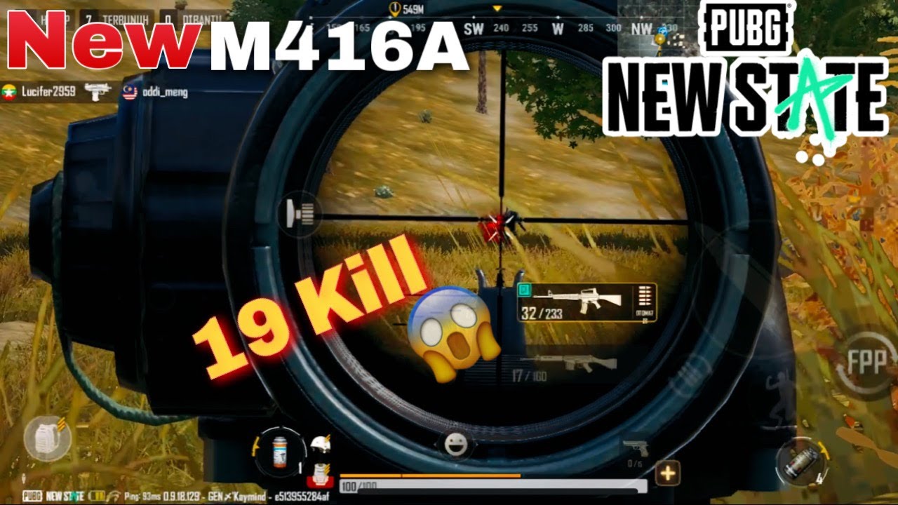 The Automatic M416A PUBG New State - YouTube