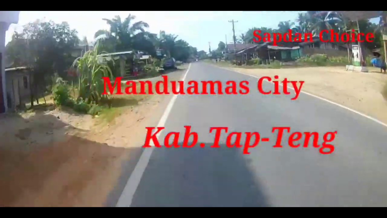 Jalan Kecamatan Manduamas,Kabupaten Tapanuli Tengah - YouTube