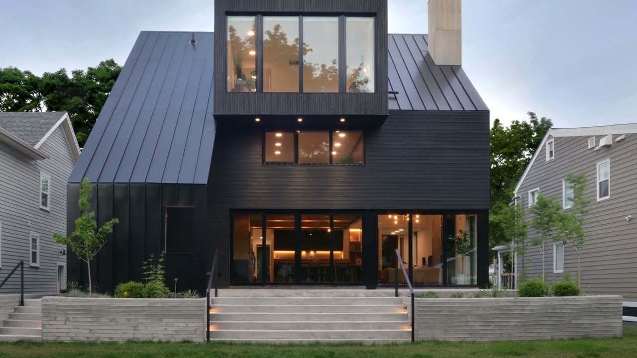 Armcrescent Residence - The Modern Black House Design in Halifax ...