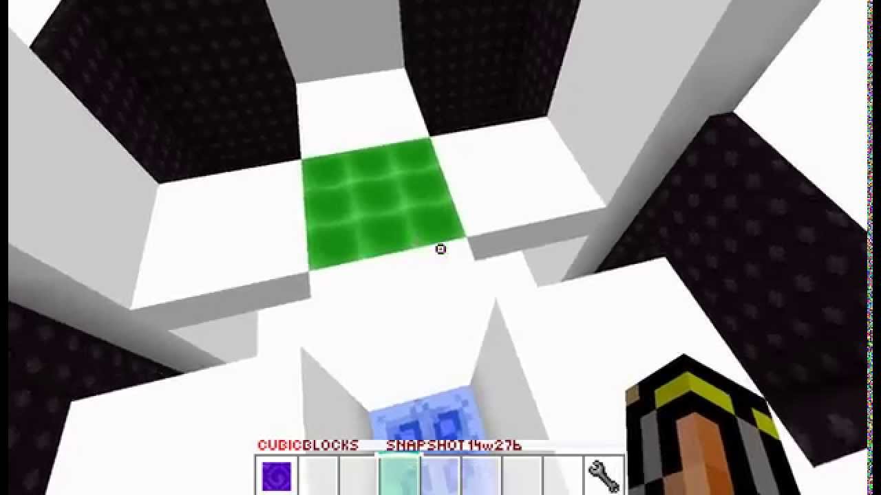 Minecraft: CUBIC BLOCKS: Puzzle Parkour Map - YouTube