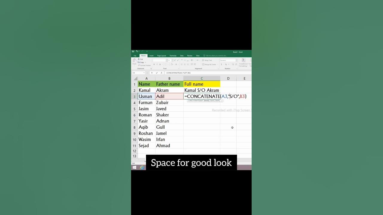 How To Joint Name In Excel name Ko Excel Me Kayse Joint Kare how To how-to-joint-name-in-excel-name-ko-excel-me-kayse-joint-kare-how-to