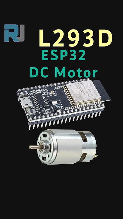 Dc Motor Using Esp32 Robojax Arduino Robojaxesp32 Sunfounder Youtube