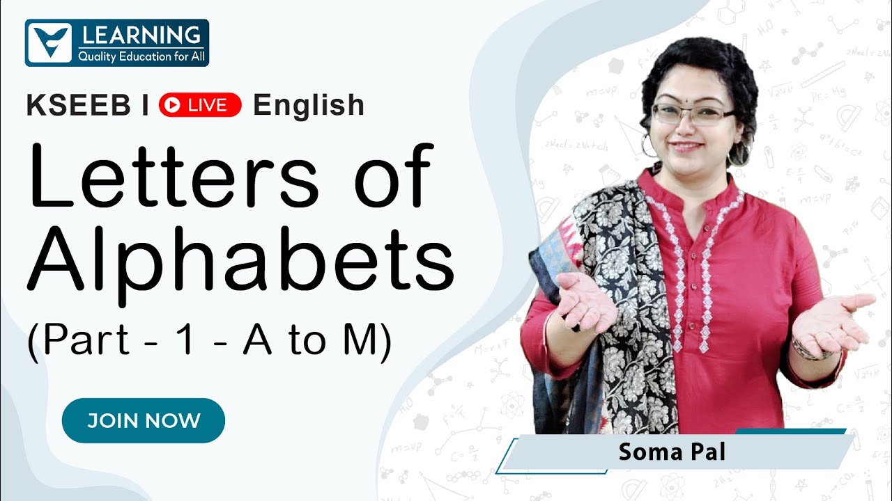 Class 1 English KSEEB | Letters of Alphabet English curriculum | By ...