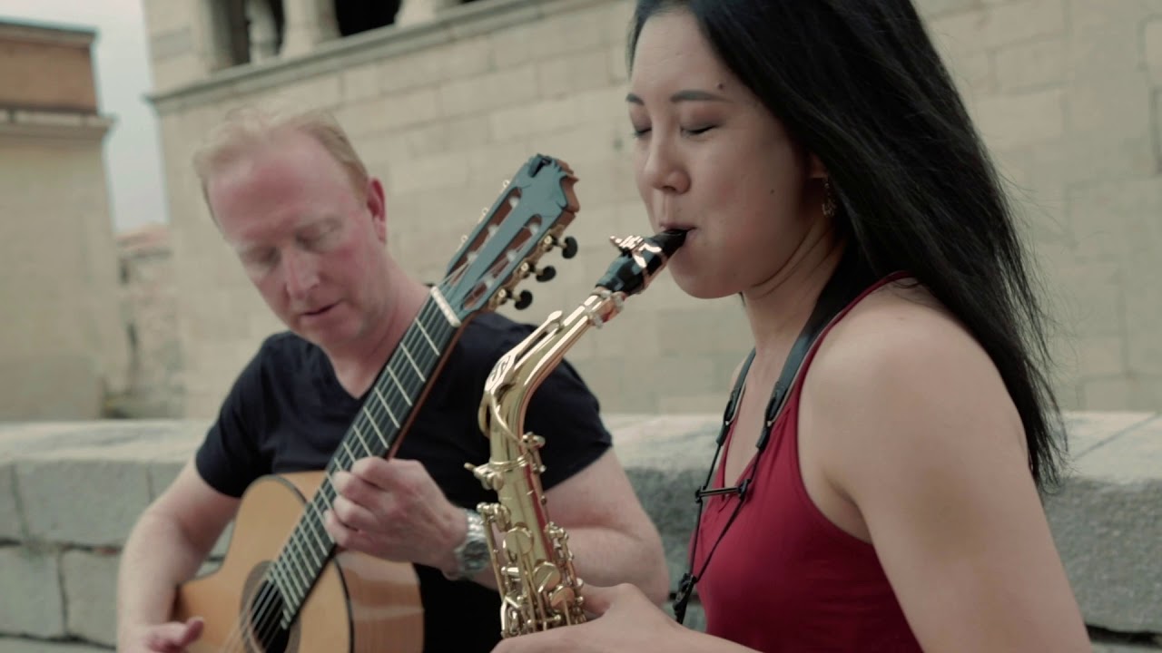 Chika & Scott play "Cataluña" from Suite Española Op.47 by Isaac ...