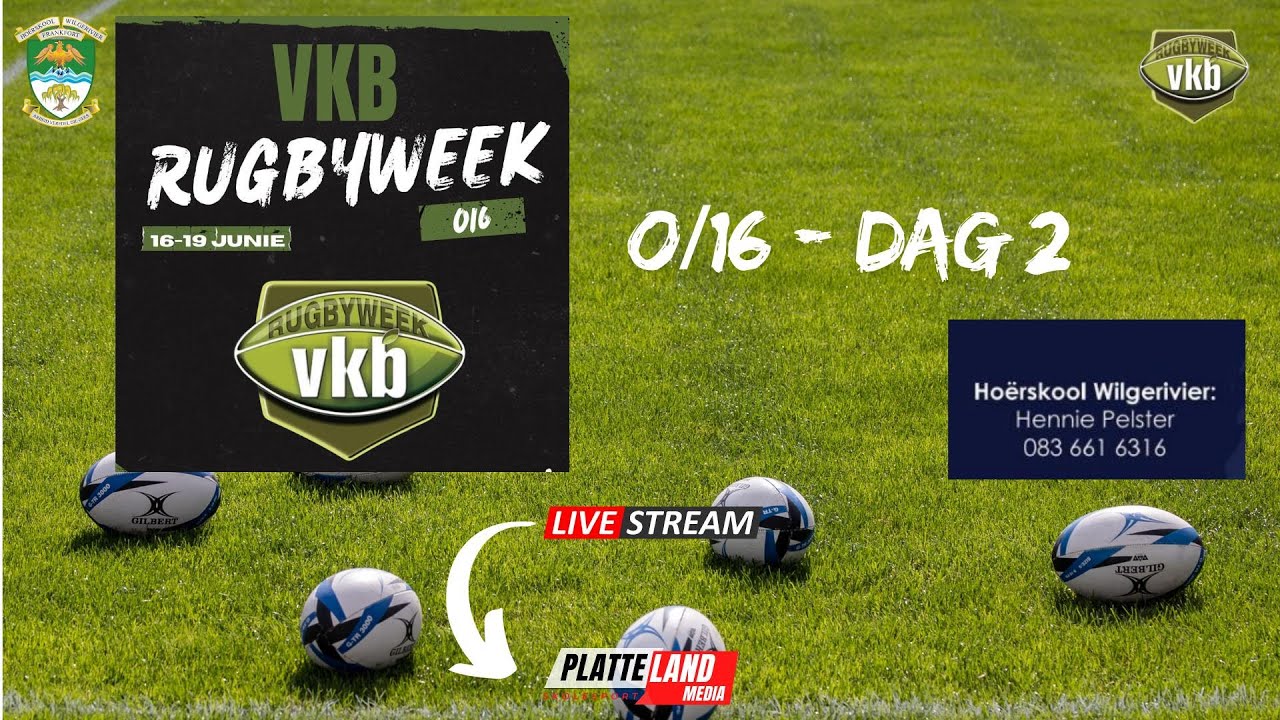 Dag 2 - O/16 VKB Rugbyweek - Frankfort || 6 Wedstryde - YouTube