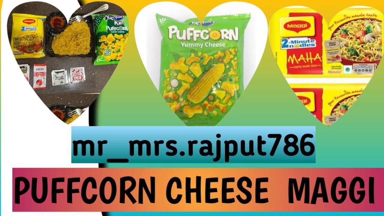 Puffcorn cheese maggi #cheesemaggirecipe #puffcorn #maggi # ...