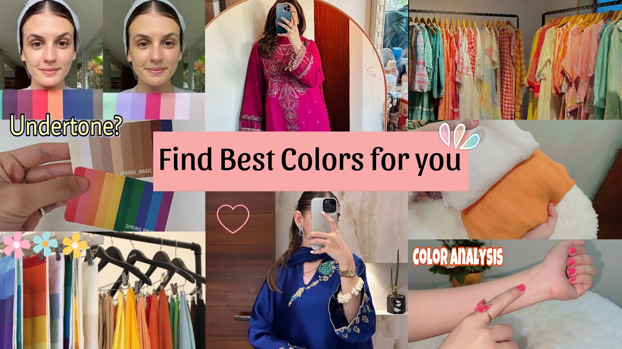 How to Find Best Colors for you 💙🩷 | Color Analysis at Home ~ 2 Ways to ...