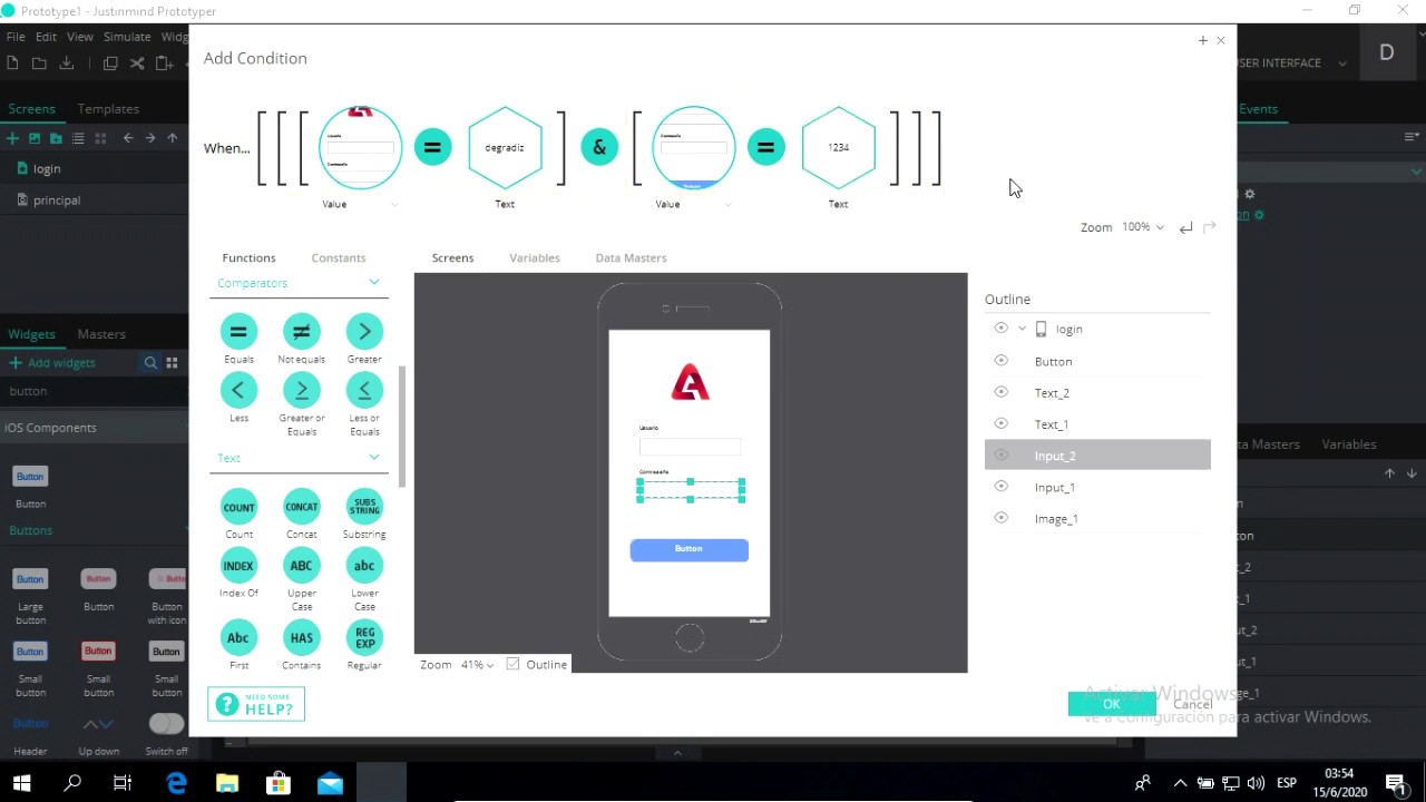Introducción justinmind Interfaz del usuario - YouTube