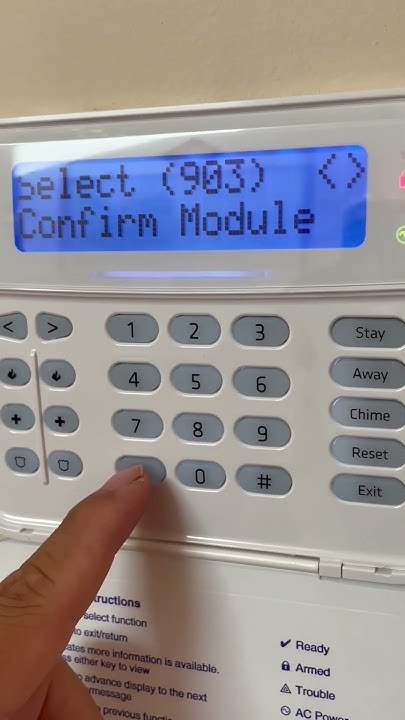 DSC neo keypads info check - YouTube