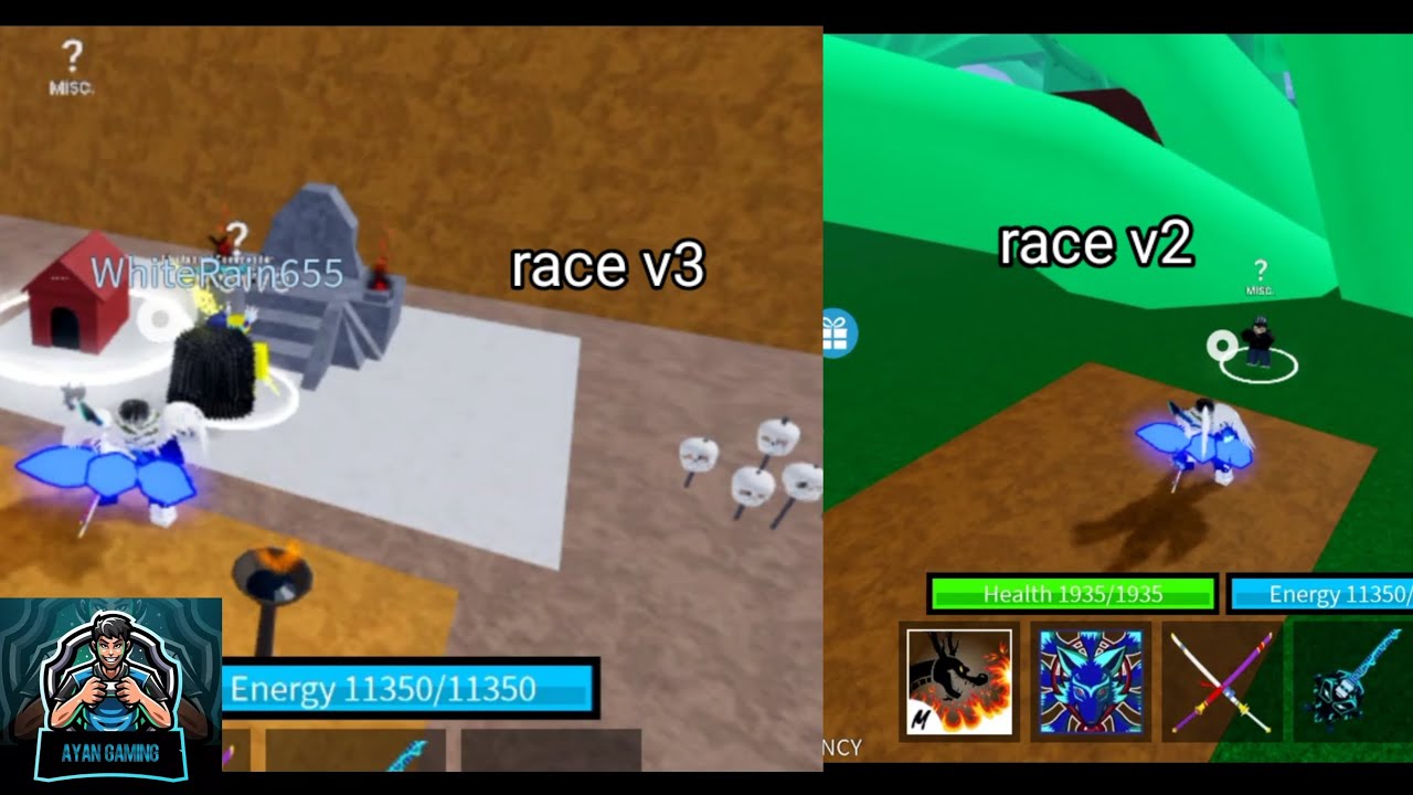 How to get race v2 and race v3 in Blox fruit. - YouTube