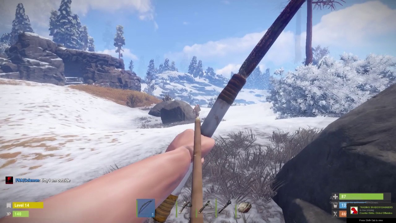 RUST - Hektic vs Clan (Intense Bow Fight) - YouTube