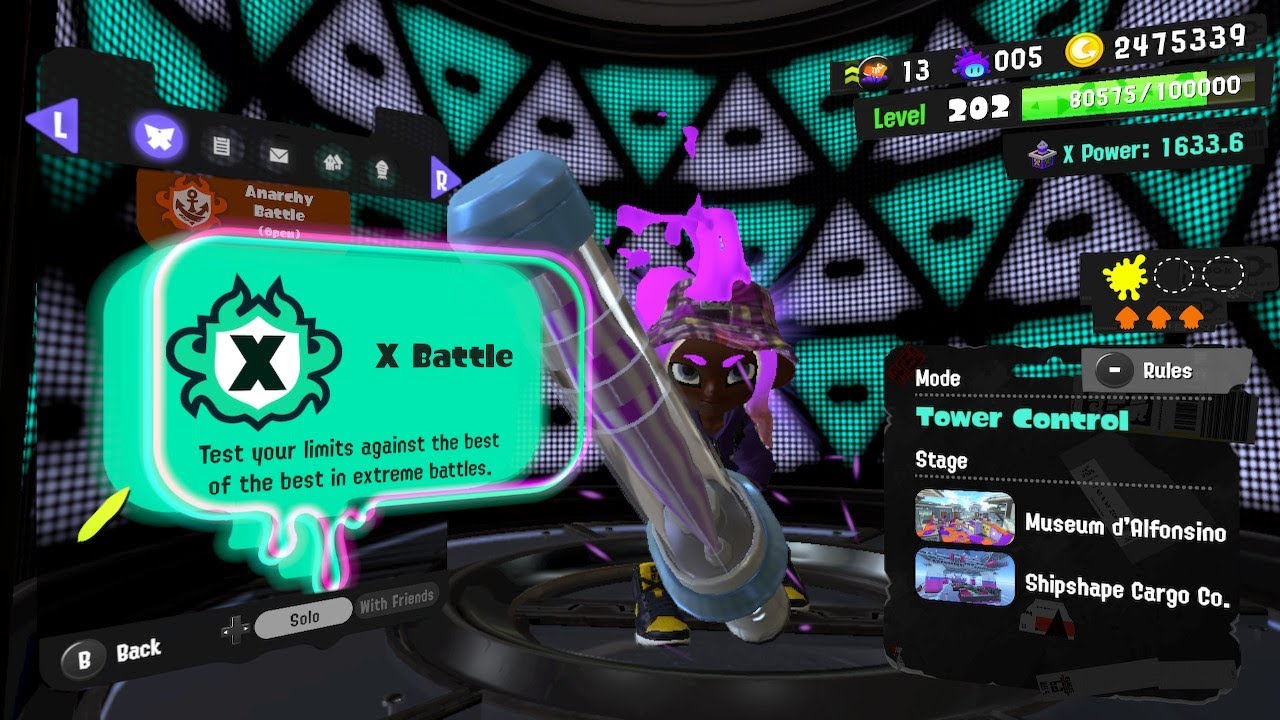 【XP1633.6】 New Season, New Weapon, Same Me 【Splatoon 3 - Sizzle Season '24】 - YouTube