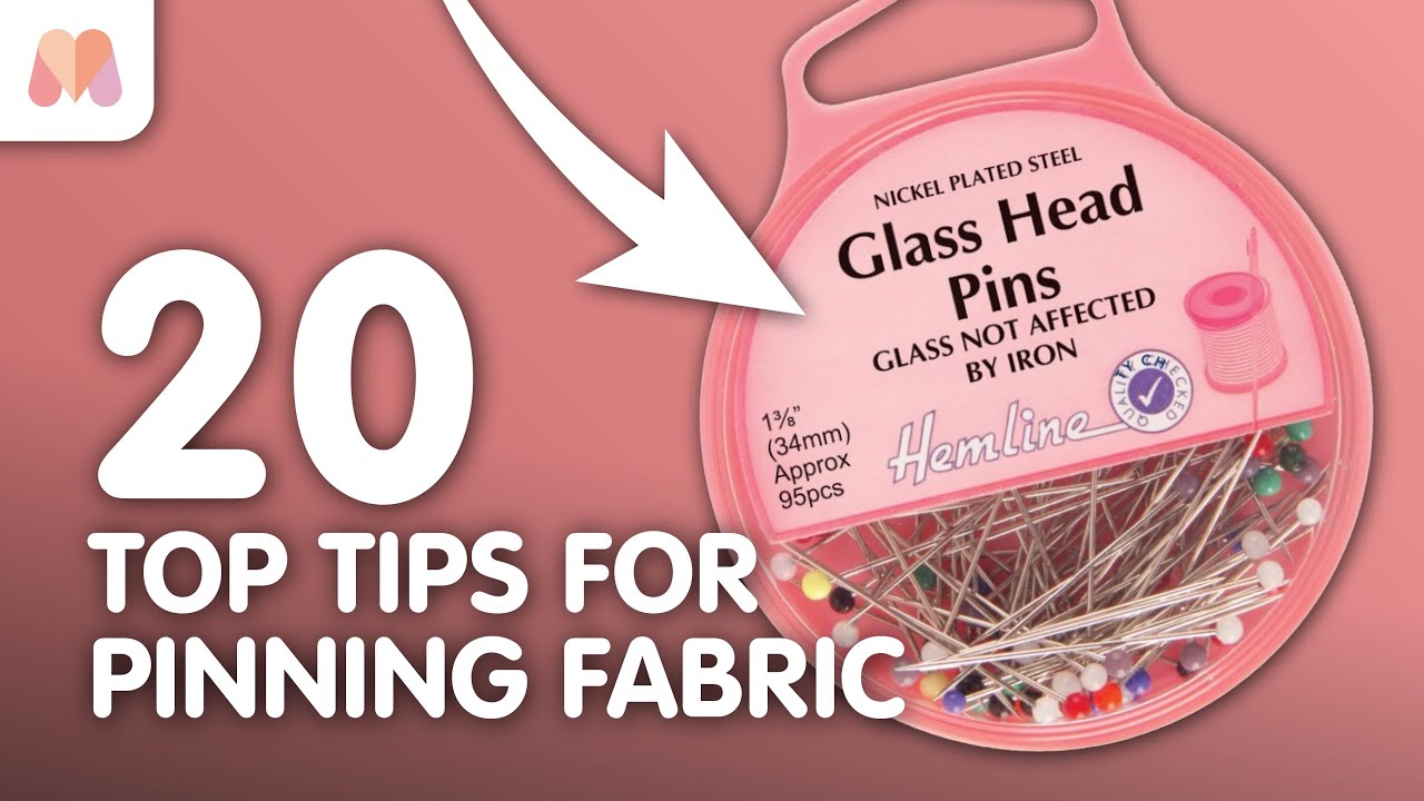 Top 20 Tips for Pinning Fabric - YouTube