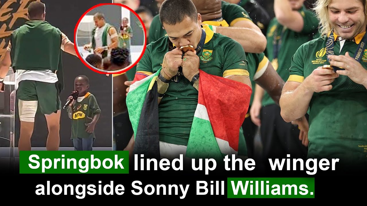 Shocked :Springbok winger’s generous act puts him up there with Sonny ...