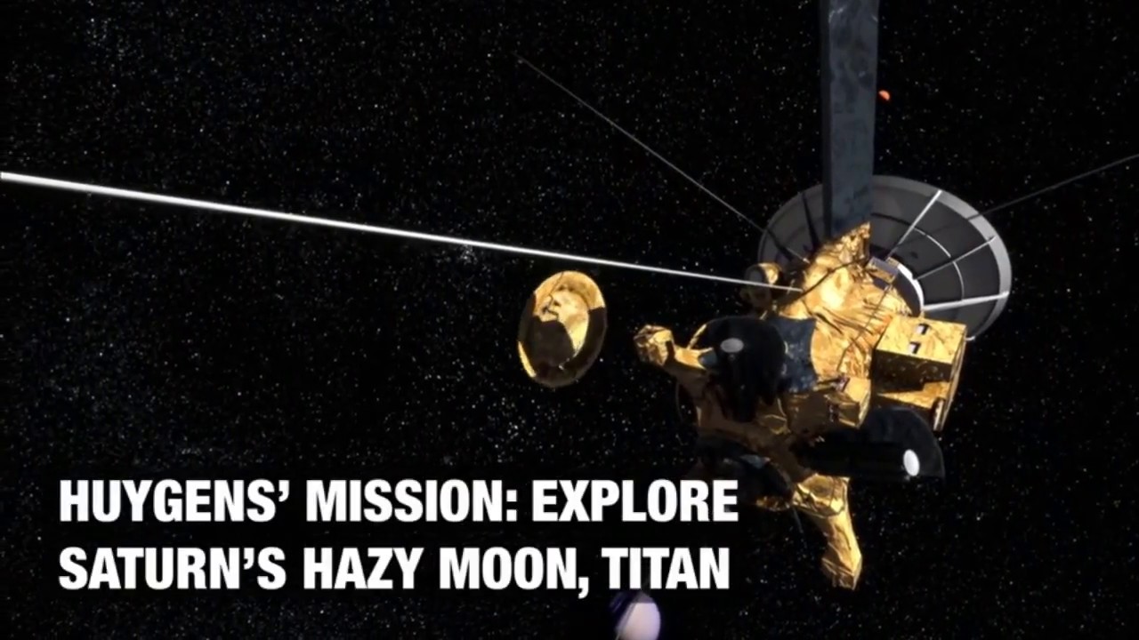 Titan Landing Huygens Probe - YouTube