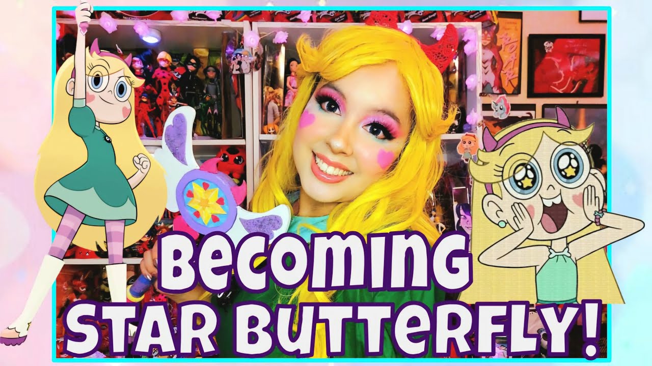 How I do my Star Butterfly makeup!!! | Cosplay makeup tutorial - YouTube