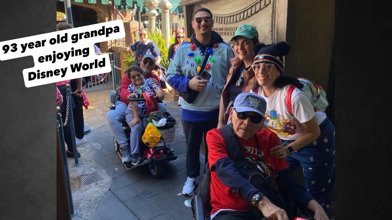 Walt Disney World with our 93 year old grandpa - YouTube