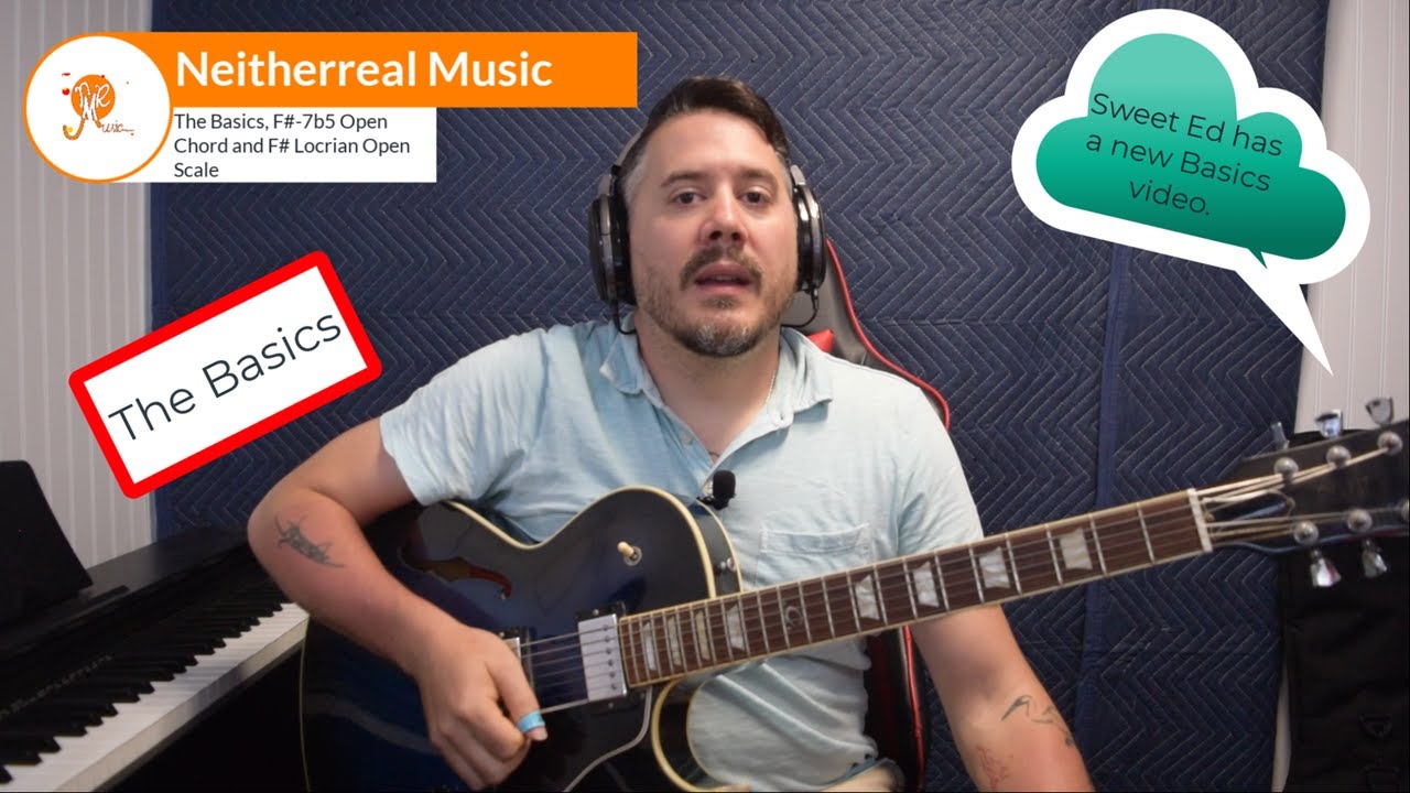 The Basics, F Sharp Locrian Scale Open and F#-7b5 Open Chord (F Sharp ...