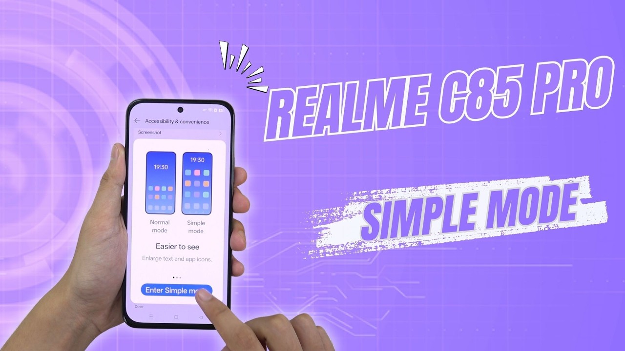 realme C85 Pro Simple Mode | Easy Mode for Seniors - YouTube