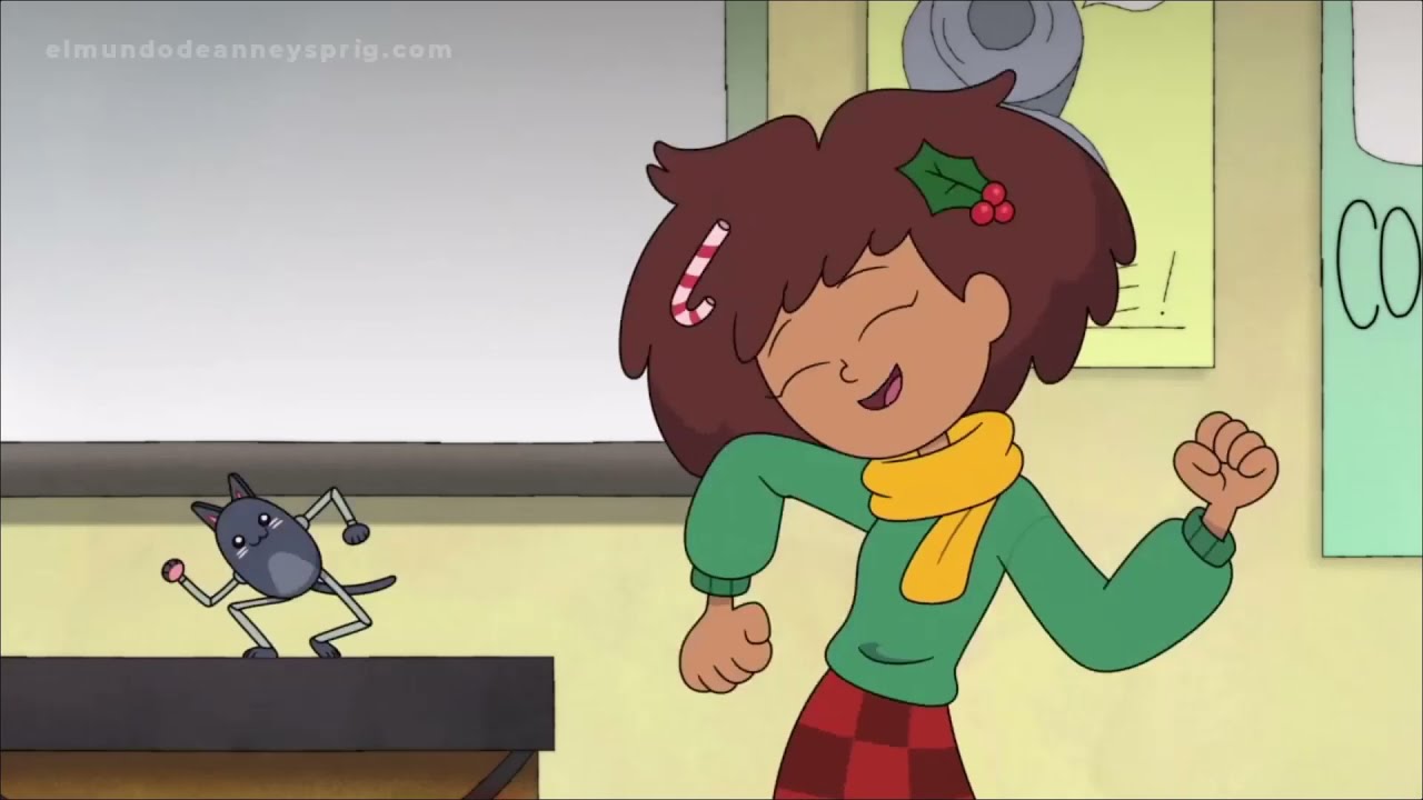 1 Minute of Dancing Christmas Anne Boonchuy - Amphibia - YouTube