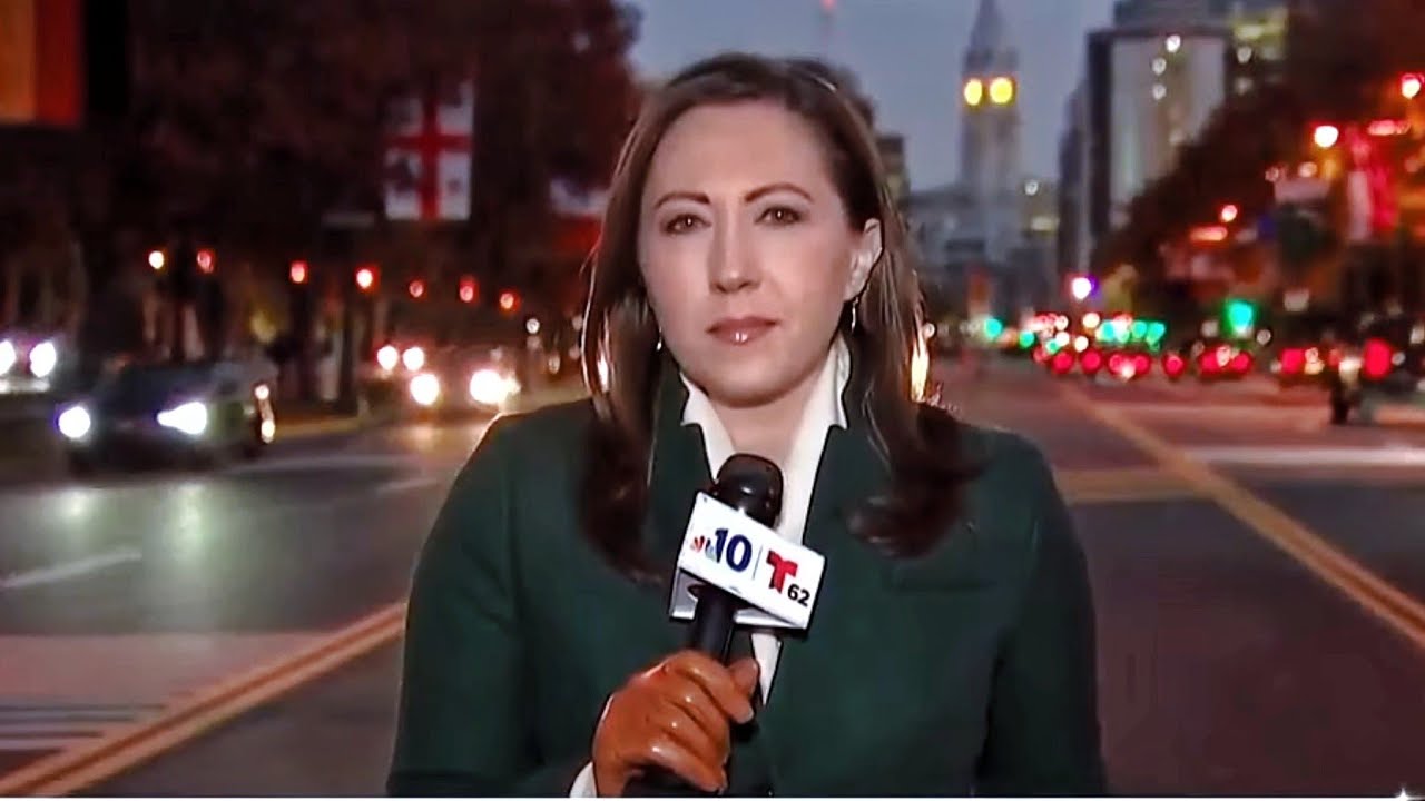 reporter in brown leather gloves - YouTube