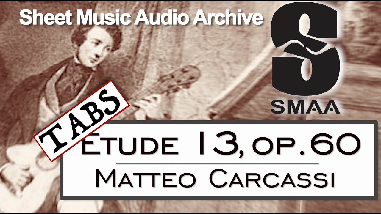 No. 13, Op. 60 TABS - Matteo Carcassi | Classical Guitar | Sheet Music ...