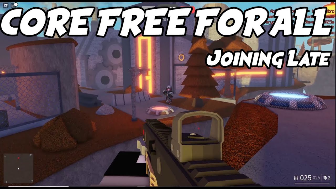 Core Map on Free For All Energy Assault! Roblox! - YouTube