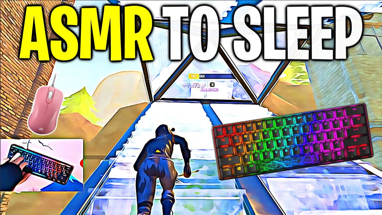 ASMR Gaming To Sleep Mechanical Keyboard Sounds of Fortnite Gameplay in ...