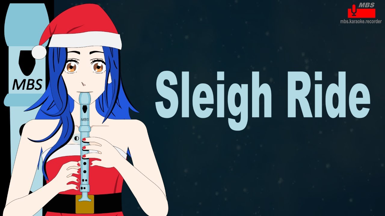 Sleigh Ride Christmas Carol Flute Recorder Tutorial / How To Play - YouTube