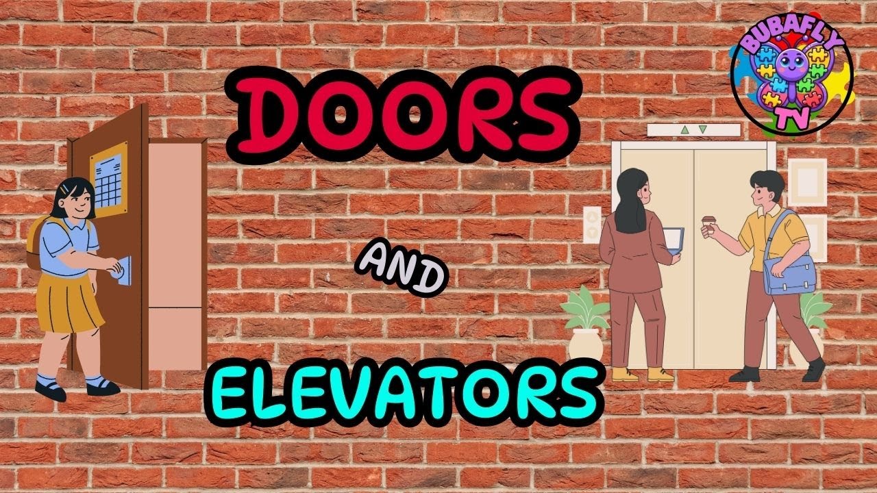 Bubafly TV - Repetitive Door Visuals and Elevator Sounds - Sensory Diet - YouTube