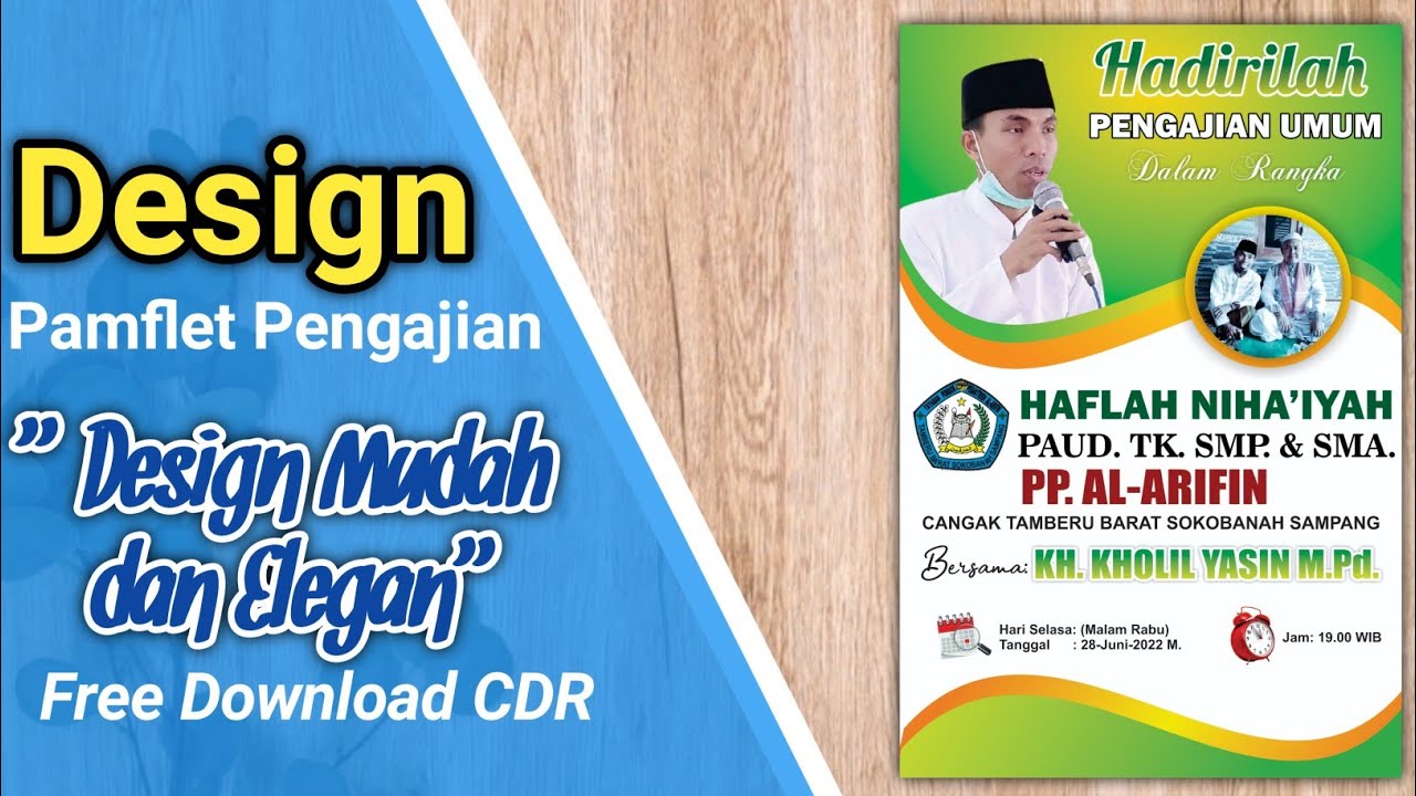 Desain Pamflet Pengajian Valentine Cdr Tumantuku Com