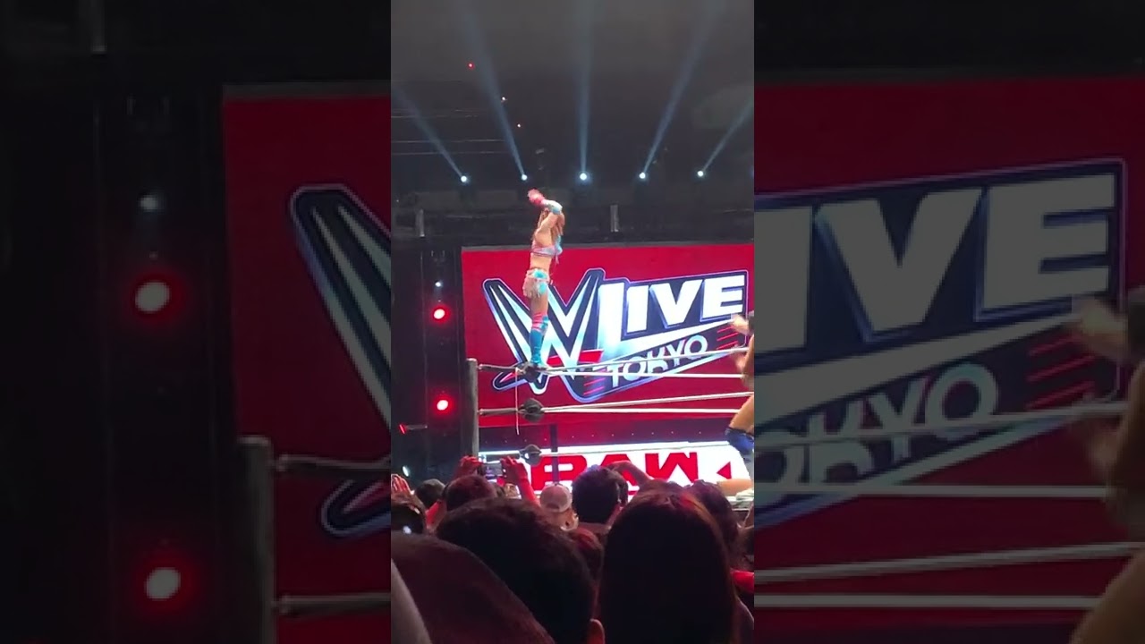 KAIRI SANE diving elbow drop. (WWE JAPAN) - YouTube