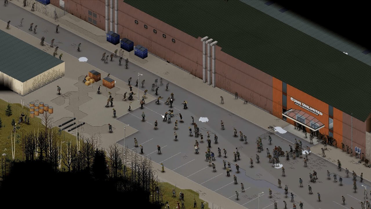 En büyük silah dükkanına gittik (zomboid b42 bölüm 2) - YouTube