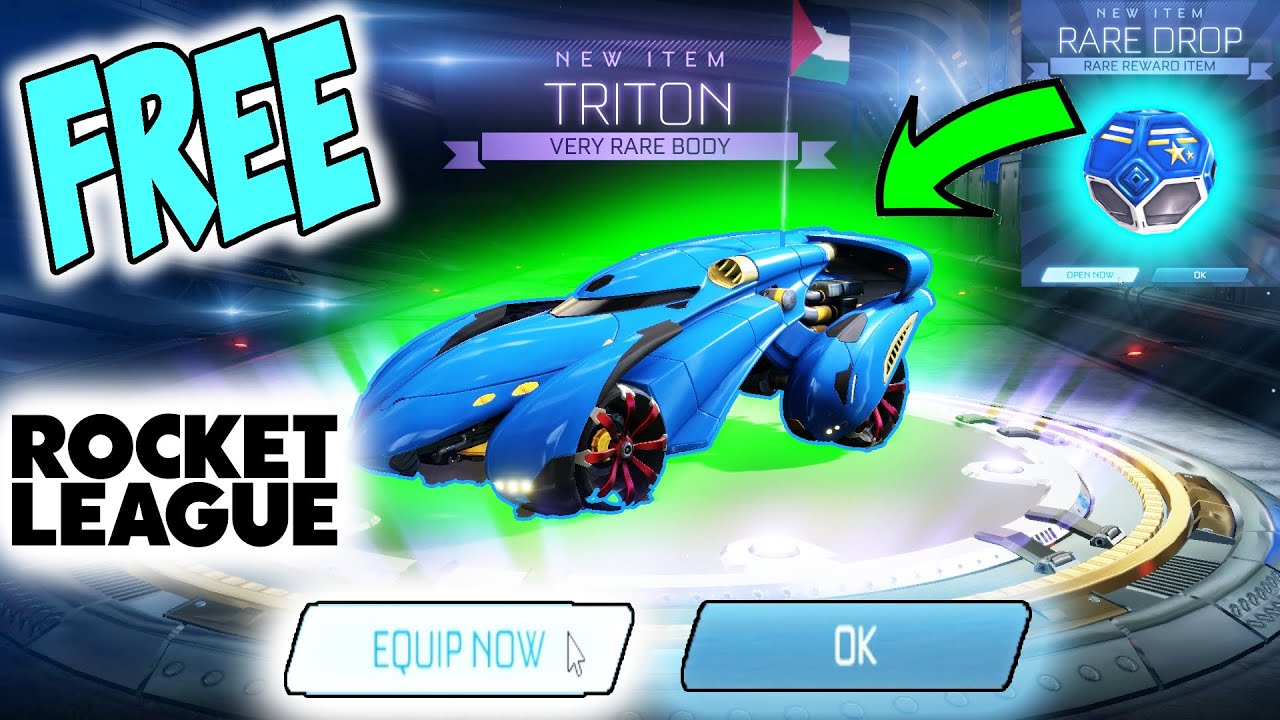 HOW DID I WIN THE TRITON CAR, FREE CAR IN ROCKET LEAGUE, NO WAY ...