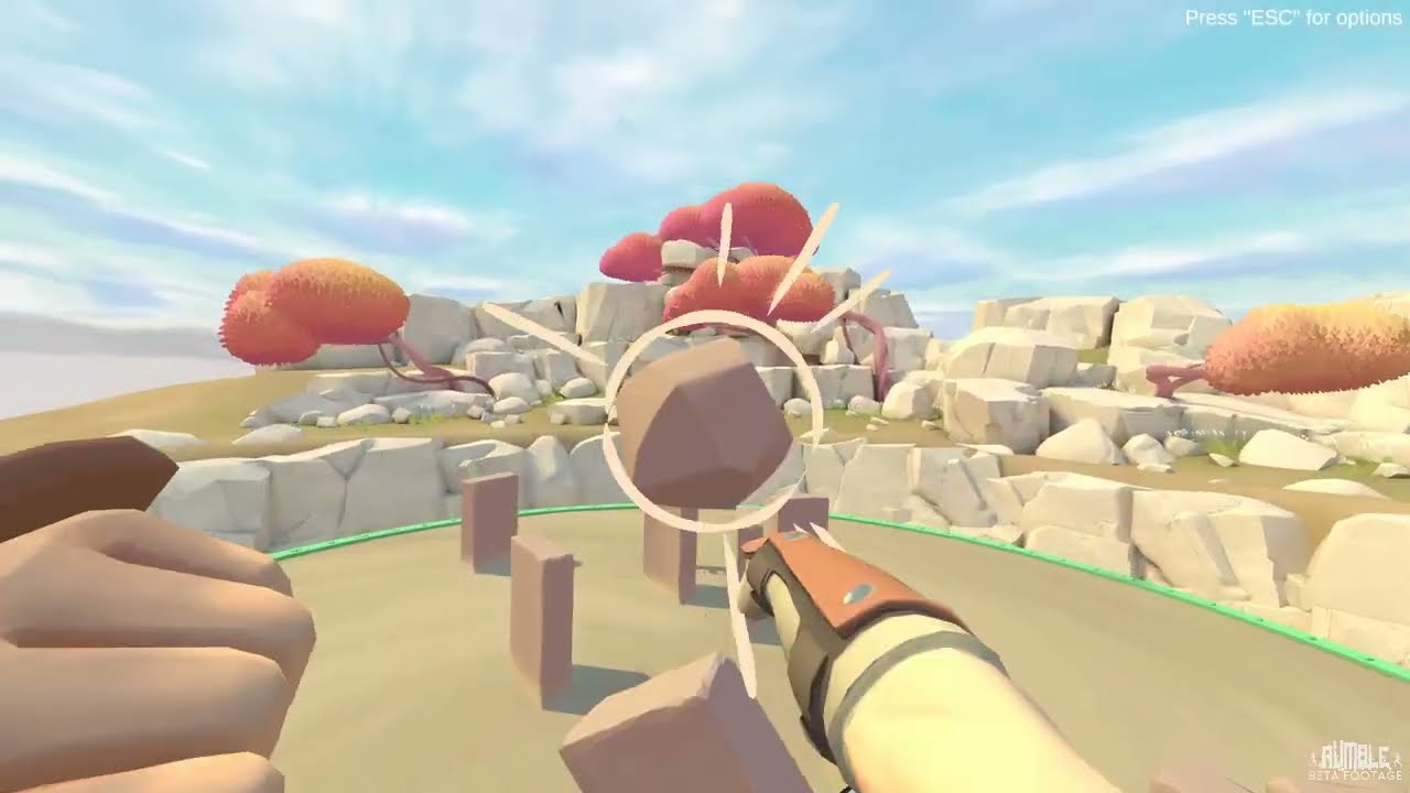 Earth Bending In VR 1V1 - Rumble VR BETA - YouTube