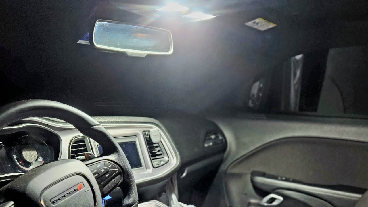 Dodge Challenger Dome/Map Light Install - YouTube