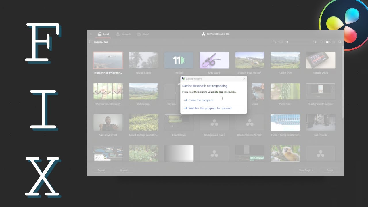 How To Fix Davinci Resolve Crashing When Using Text Node Youtube