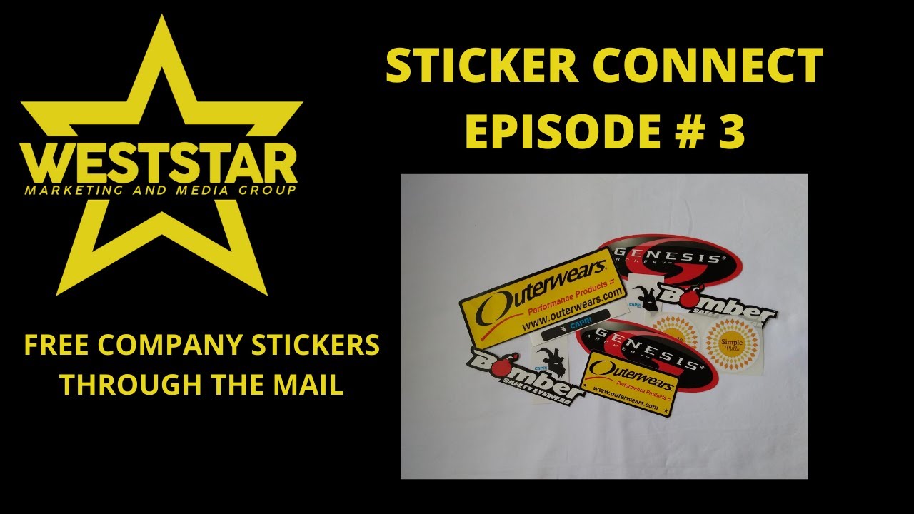 Sticker Connect Episode # 3: Free Stickers By Mail - YouTube