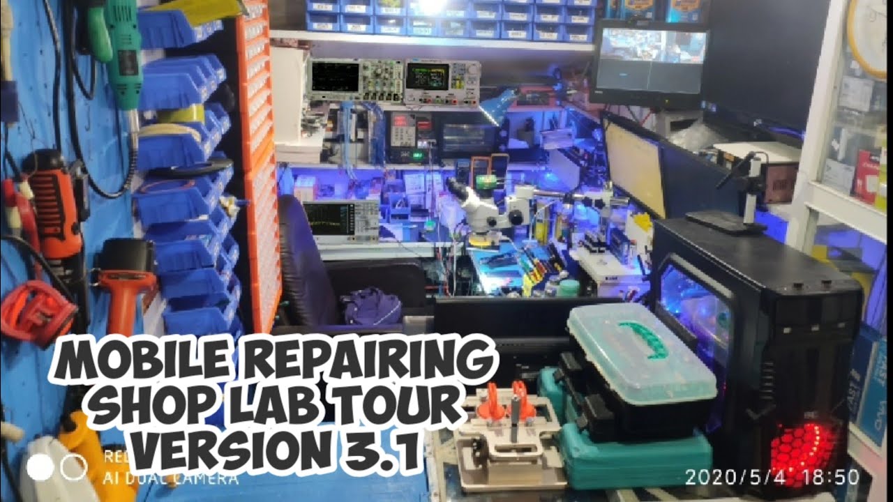 Mobile phone repairing shop tour; Mobile repairing tools, Mizo - YouTube
