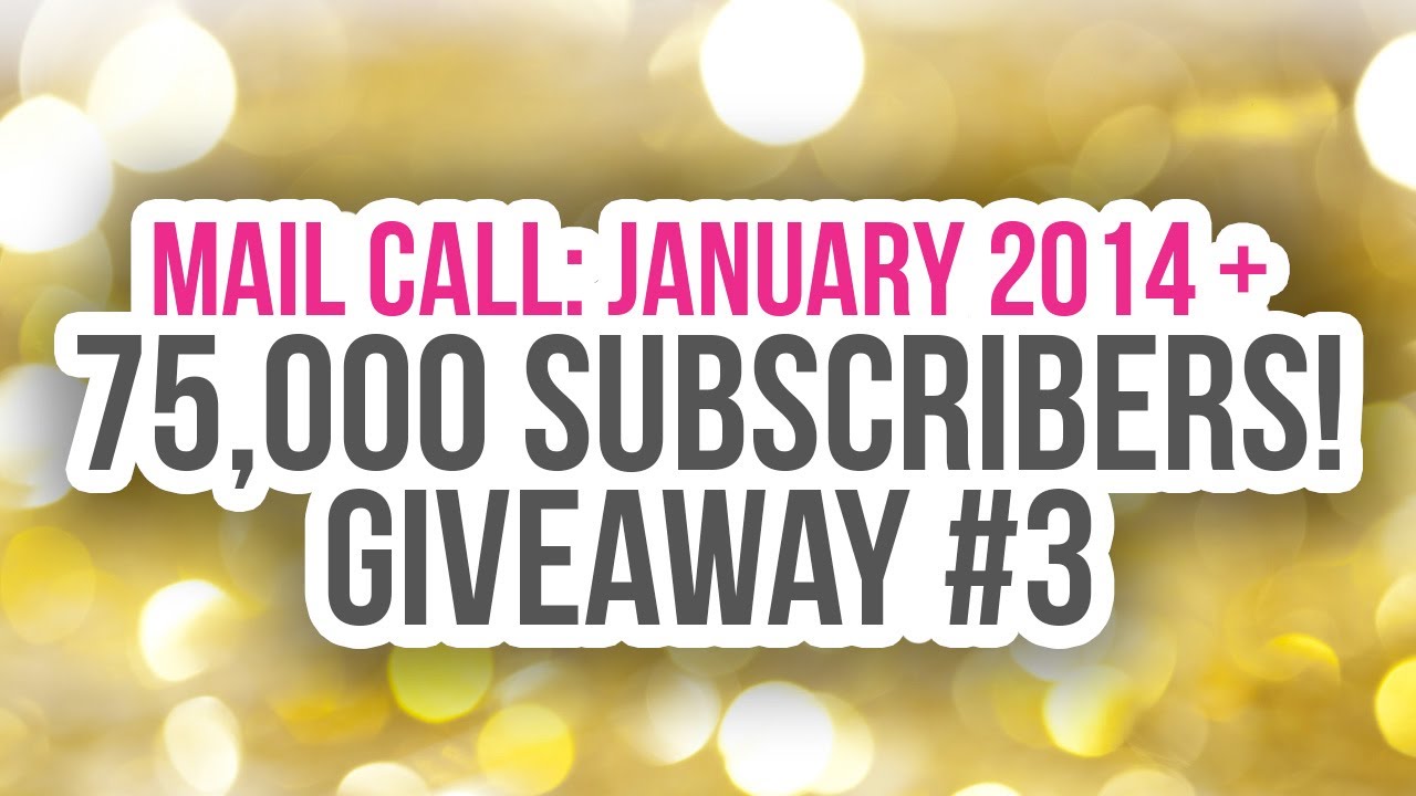 Mail Call January 2014: Cards From You! + Giveaway #3 - YouTube