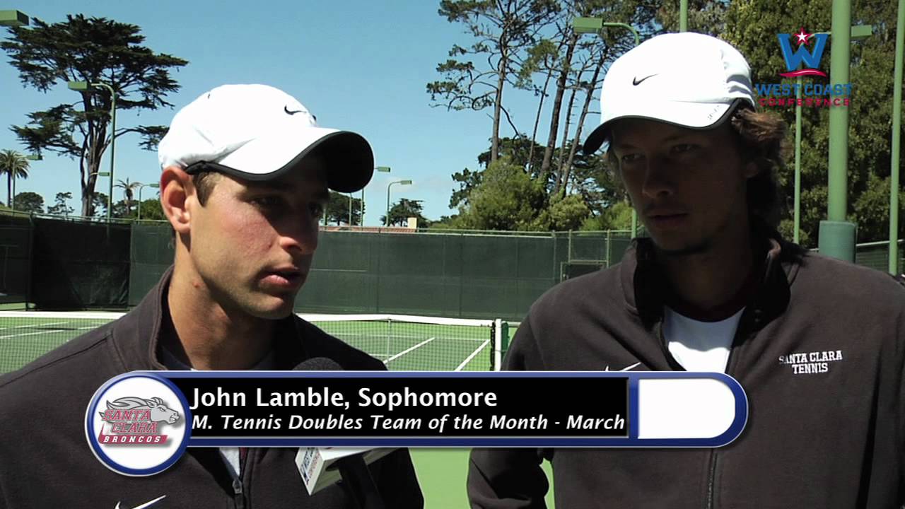 WCC Men's Tennis Doubles Team of the Month, March - Ilya Osintsev and ...