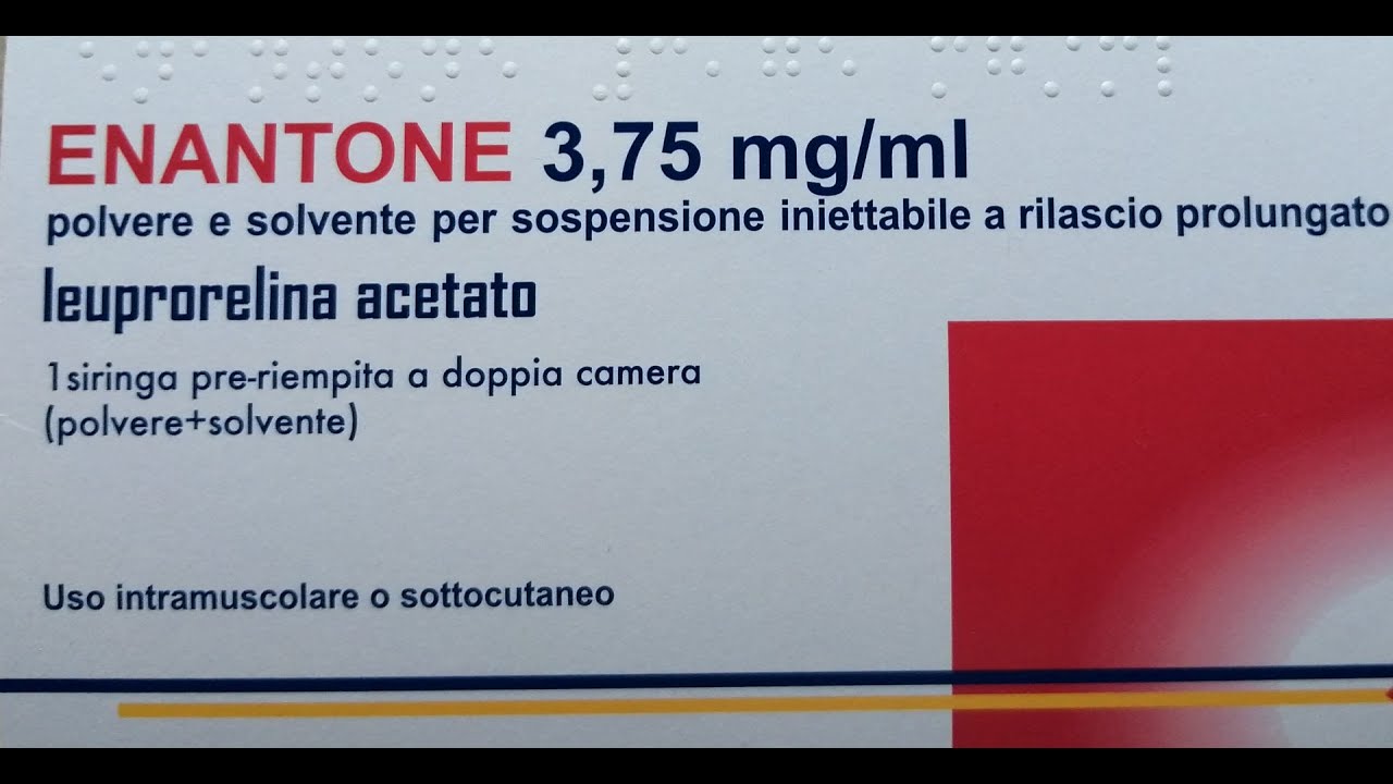 INIEZIONE INTRAMUSCOLARE ENANTONE - YouTube