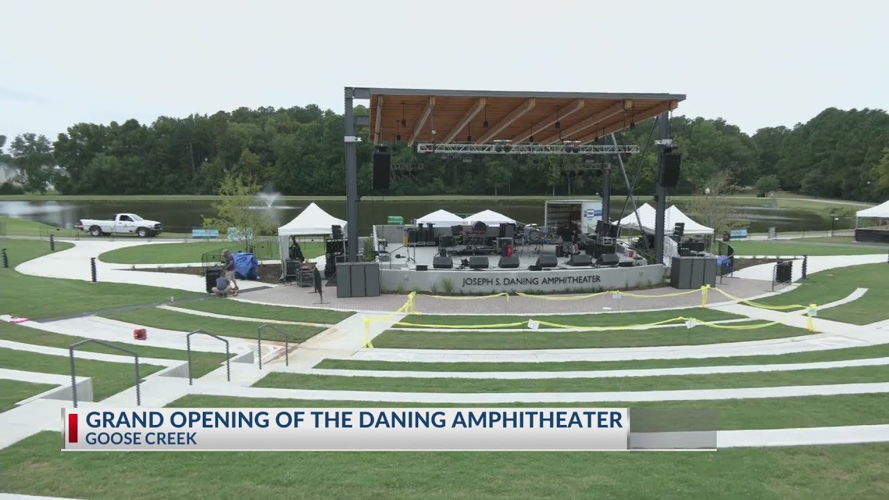 Grand opening for Daning Amphitheater in Goose Creek - YouTube