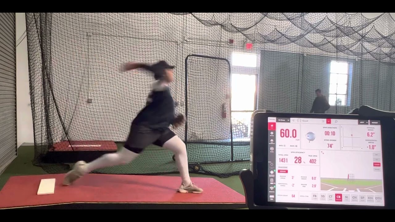 Mark Cronin Pitching w/Velo & Data - YouTube