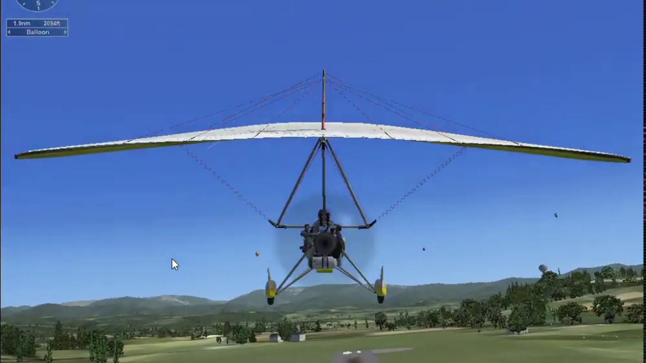 Flying air creation trike ultralight (No talking)Microsoft Flight ...